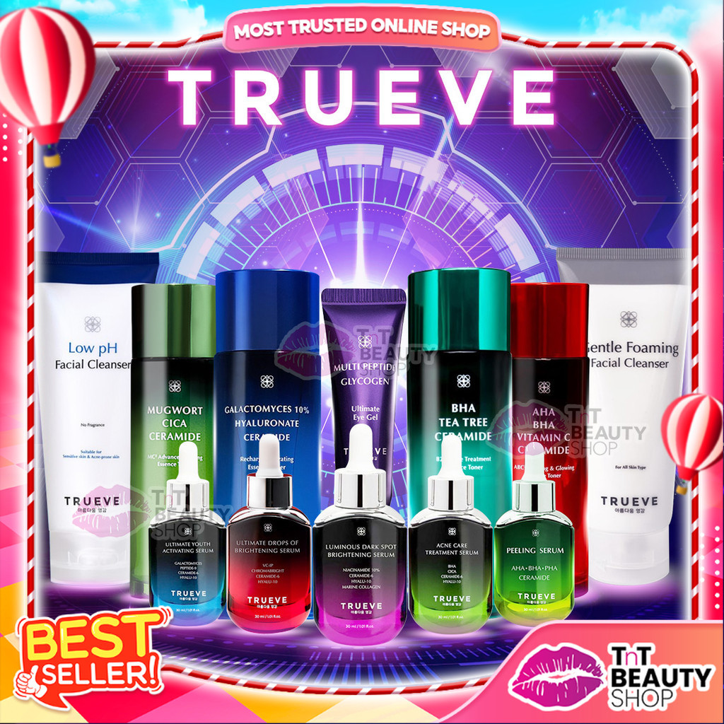 Trueve Acne Brightening Anti Aging Serum | Barrier Complex Moisturizing ...