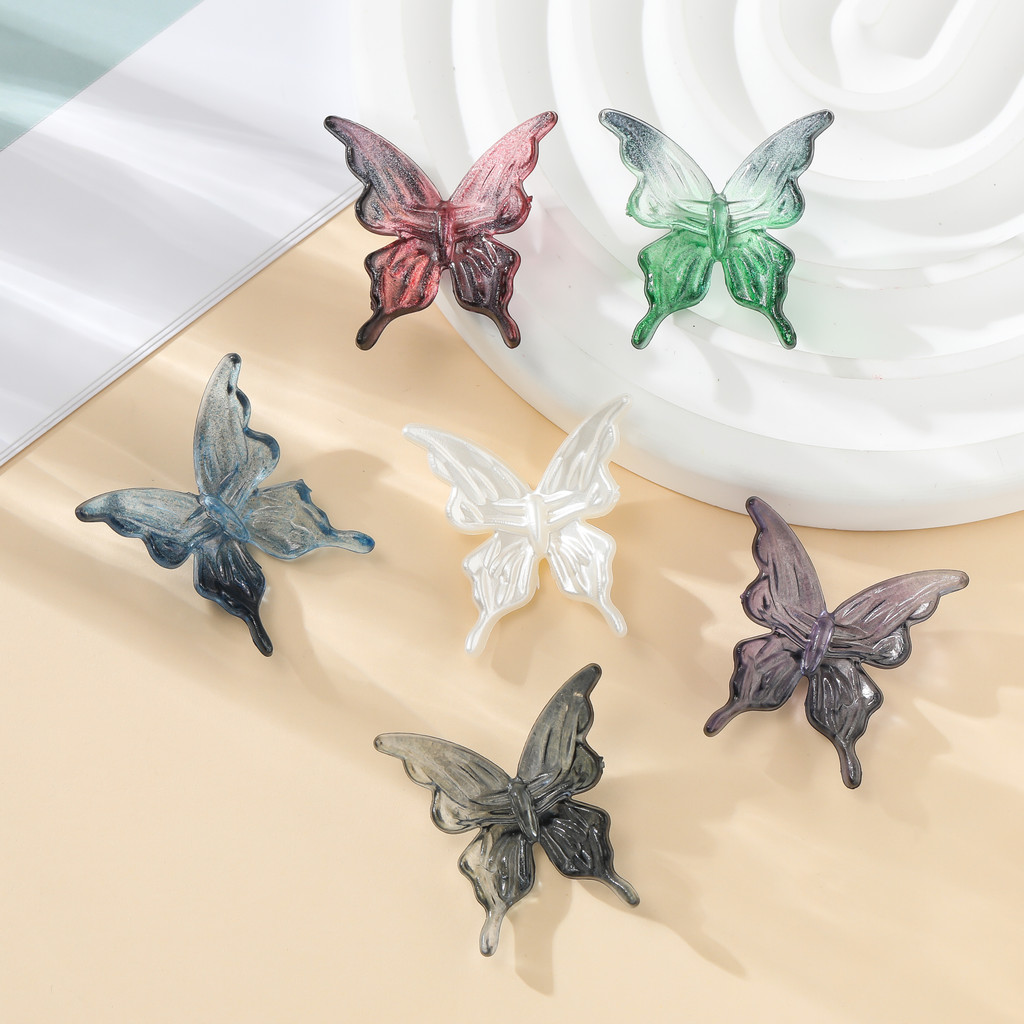 10Pcs acrylic butterfly beads, two-color butterfly pendant, for use in ...