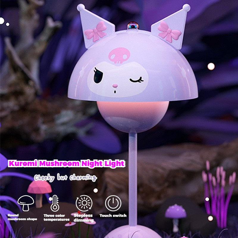 New Sanrio Kuromi Night Light, Desktop LED Learning Writing Night Light ...