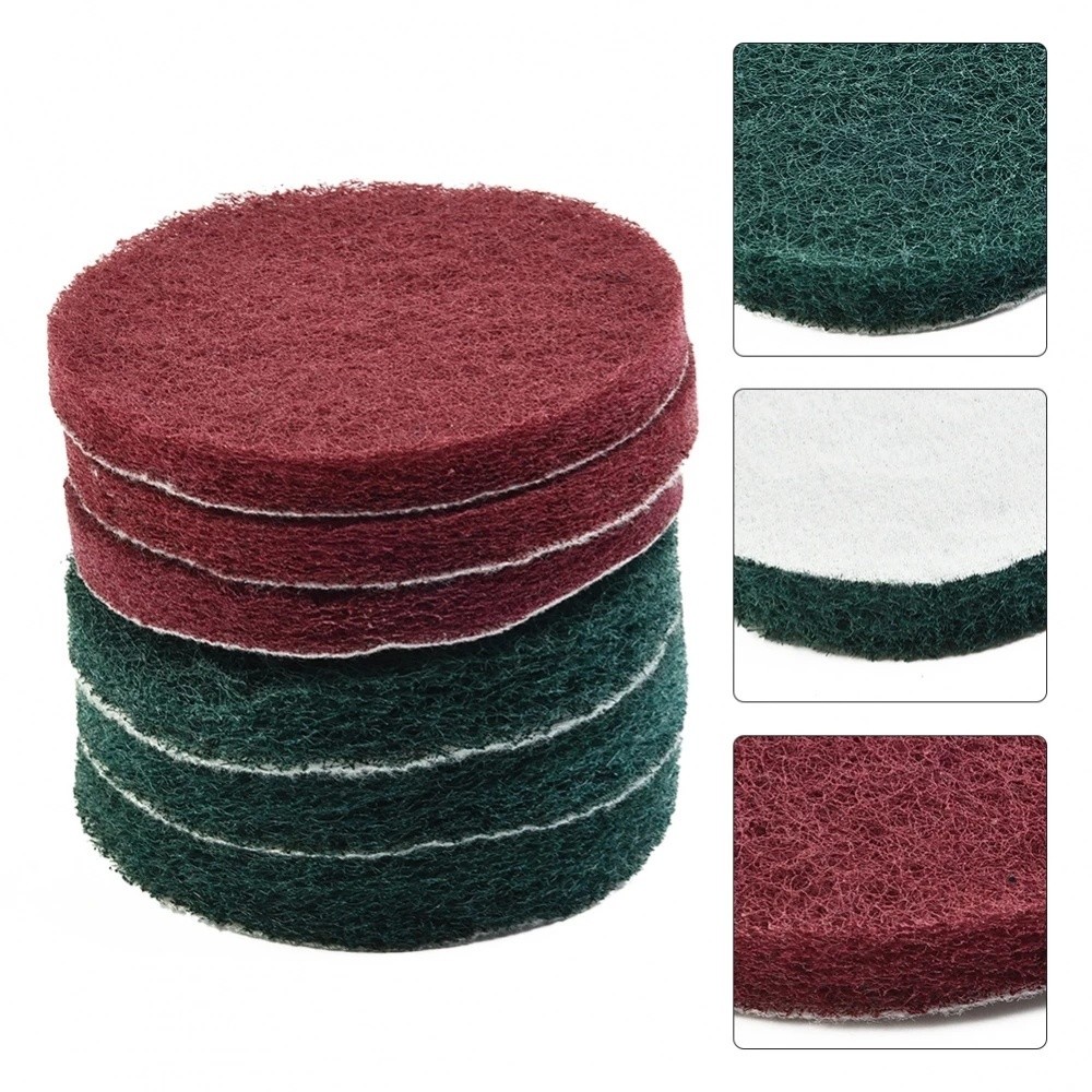 #240 #400 Polishing Disc Scouring Pad Sanding Disc Drill Brush Cleaner ...