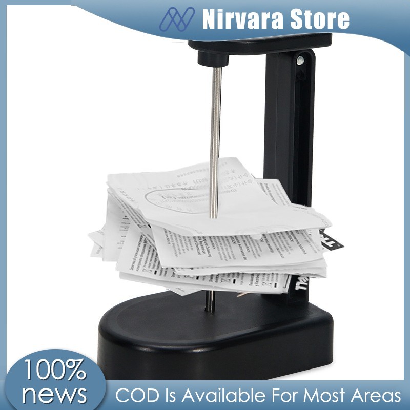 Desk Receipt Holder Receipt Spindle With Safety Cover Bill Receipt ...