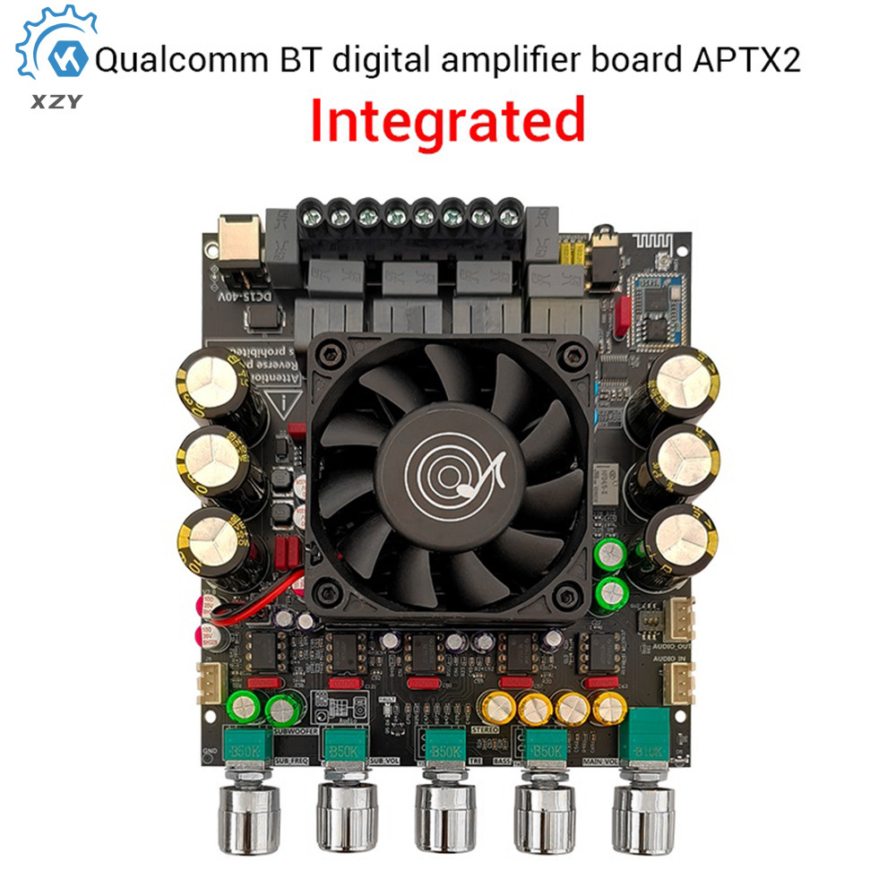 ZK-APTX2 Qualcomm BT Amplifier Board 2.1 Channel 200W+200W+400W ...