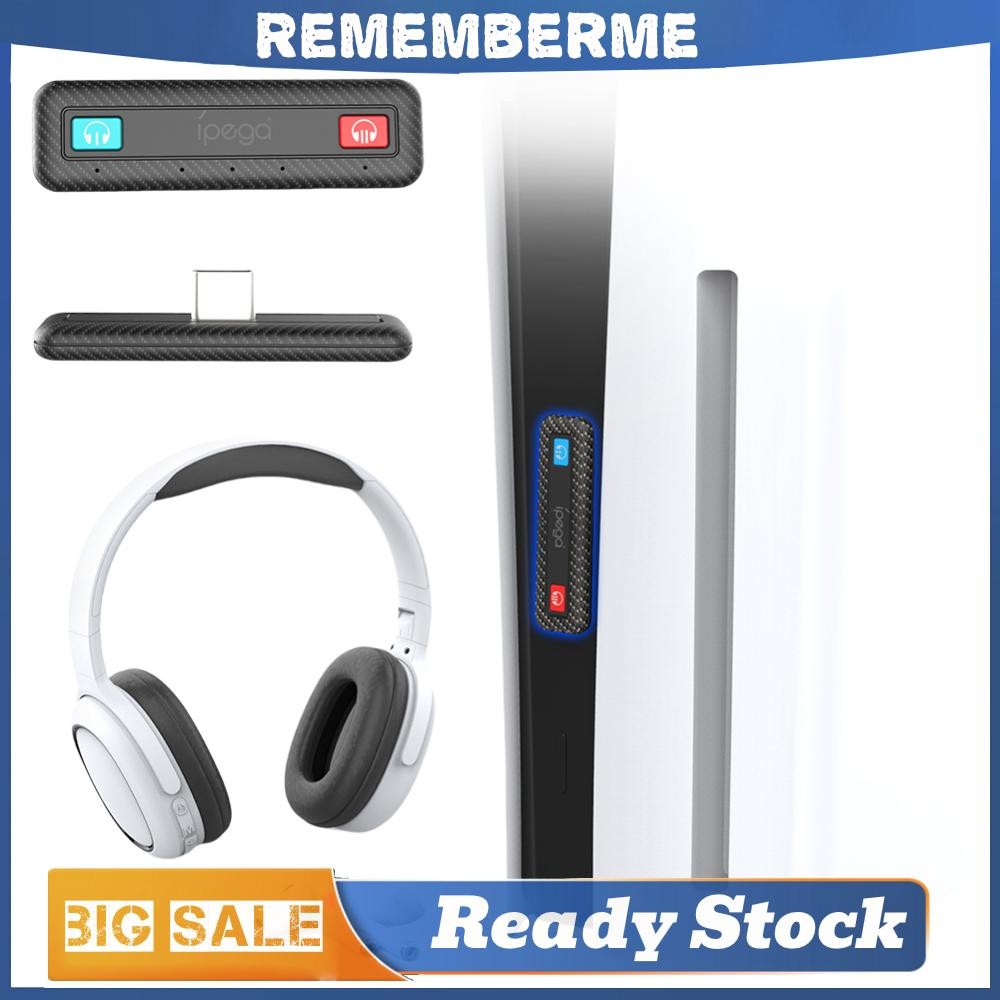 For PS5 Slim/PS5 Bluetooth-Compatible 5.0 Audio Adapter USB C Headphone ...