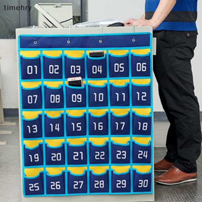 TY Numbered Pocket Chart Over The Door Organizer Homeschool Supplies ...