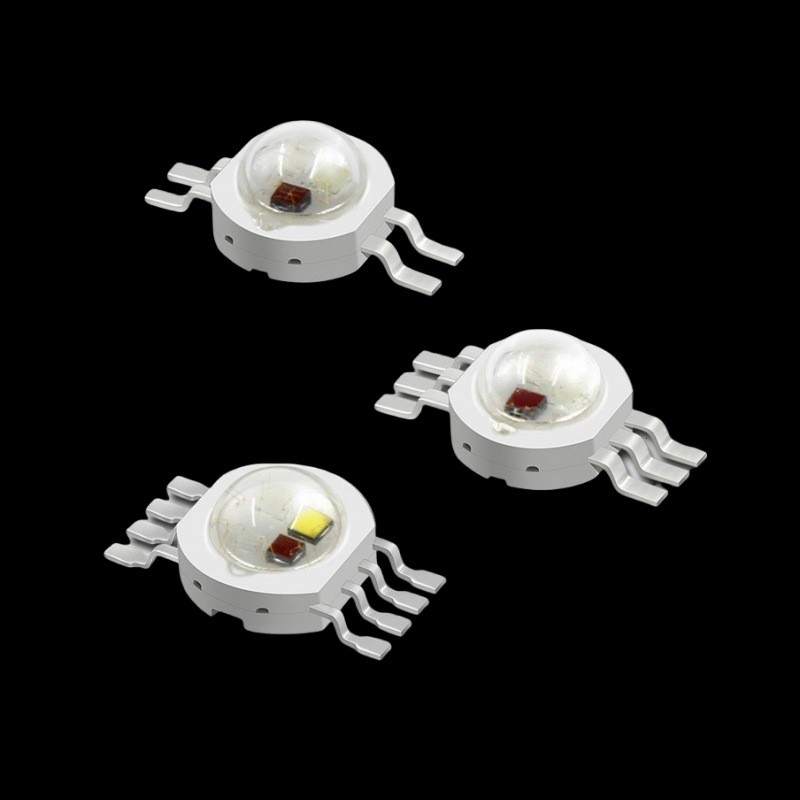 10pcs 3W 3W*4 High-Power LED Full-color LED Chip Beam RGB RGBW 4pin ...