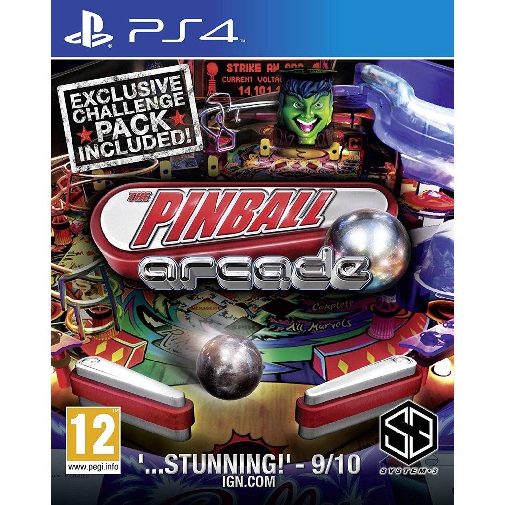 Pinball Arcade (PS4) (Import version) | Shopee Philippines