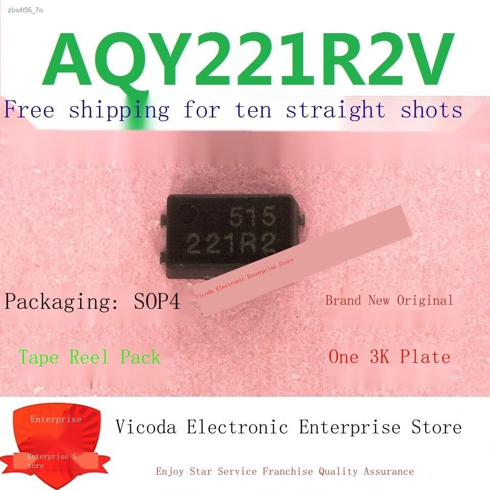 AQY221R2V silk screen 221R2 optocoupler patch SSOP4 solid state relay ...