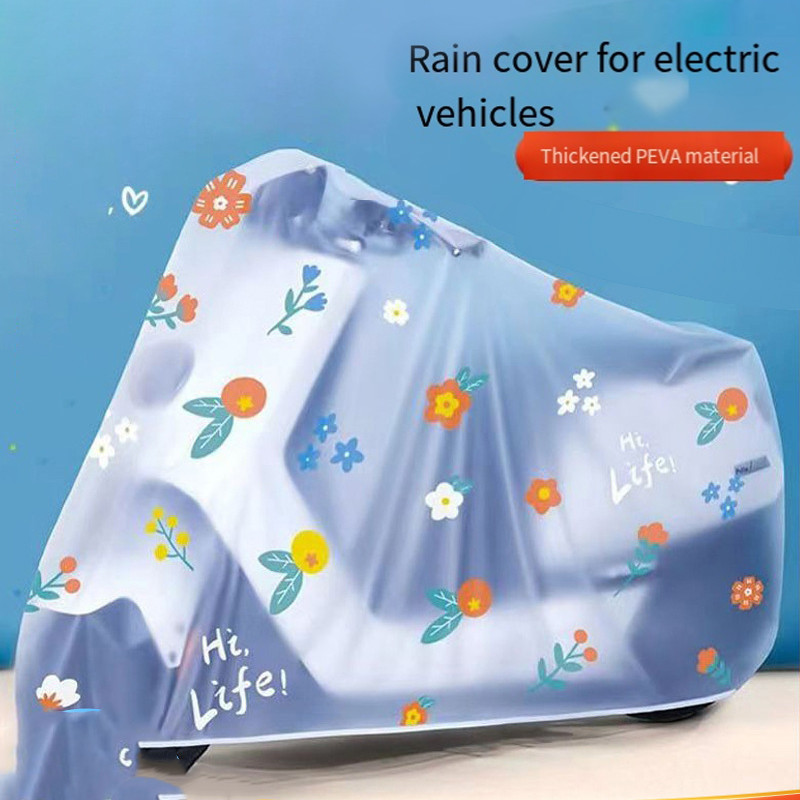 Universal Motorcycle Covers Transparent Waterproof Motor Cover Bike ...