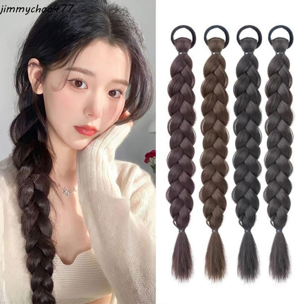 JIMMYCHOO Braided Ponytail, Synthetic Fake Hair Long Braiding Braid ...