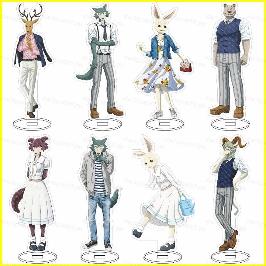 ST2 Anime BEASTARS Figure Model Toys Legoshi Haru Plate Holder Home ...