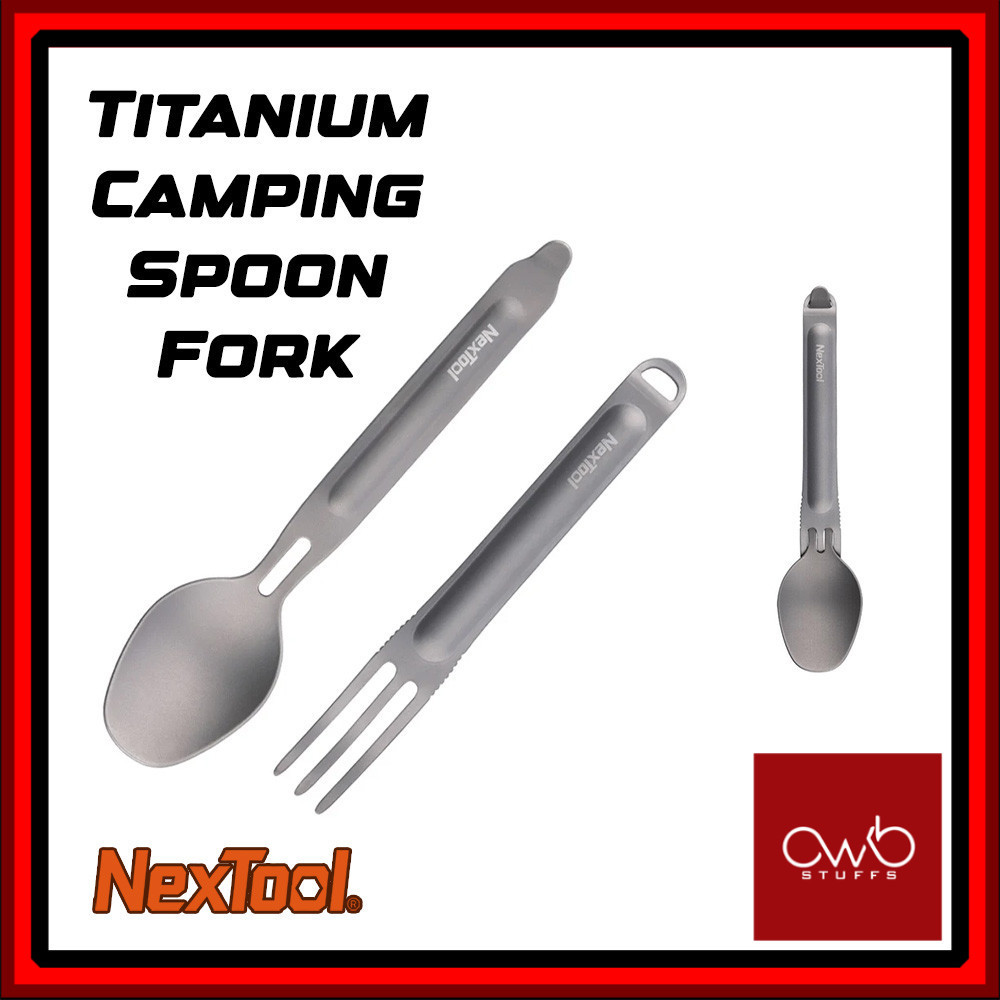 Nextool - Titanium Ti Spoon Fork Camping Set | Shopee Philippines
