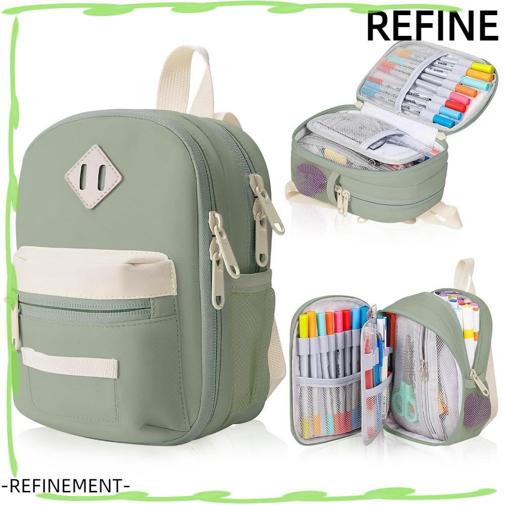 REFINEMENT Pencil , Large Capacity Backpack Shape Pen Pouch Organizer ...
