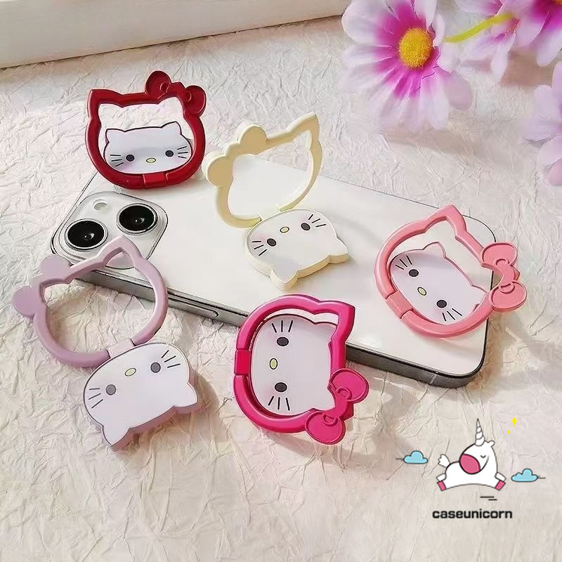 Creative Cute Ring Phone Stand Cartoon Trend Brand Hello Kitty AirBag ...