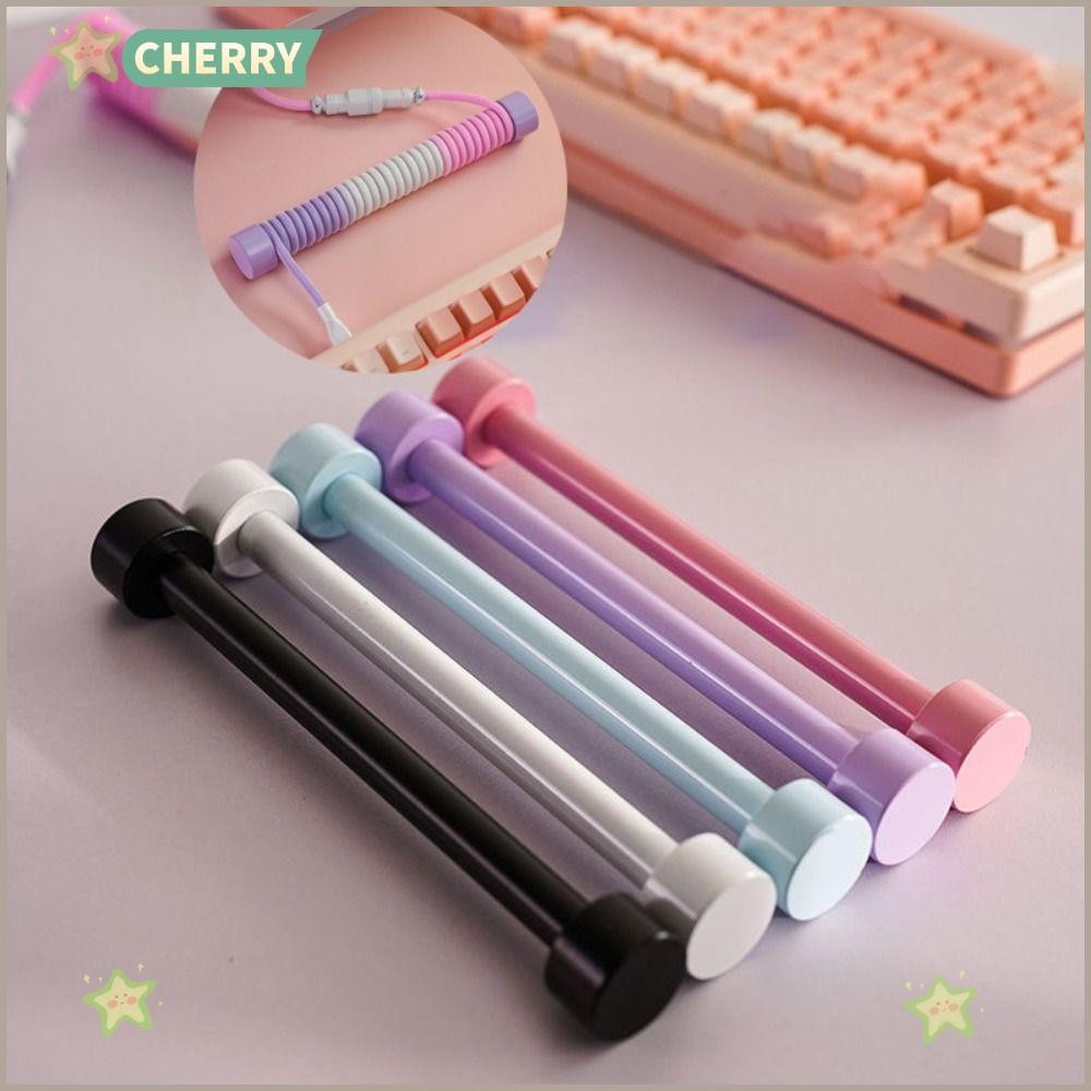 CHERRY3 15/18CM Coiled Keyboard Cable Rod, Solid Core Fixed Weight Rod ...