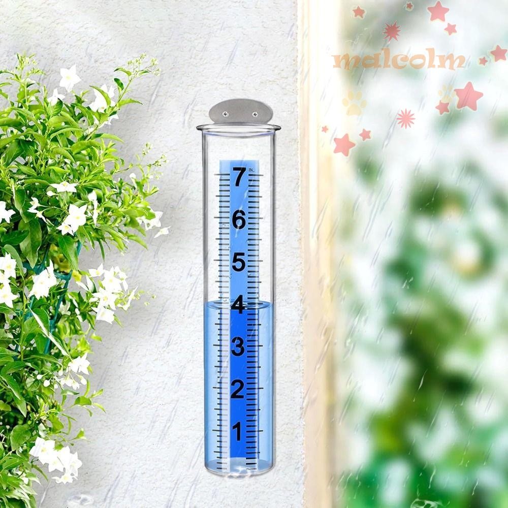 MALCOLM Rain Meter, Freeze-Proof Portable Rain Measure Gauge, Weather ...