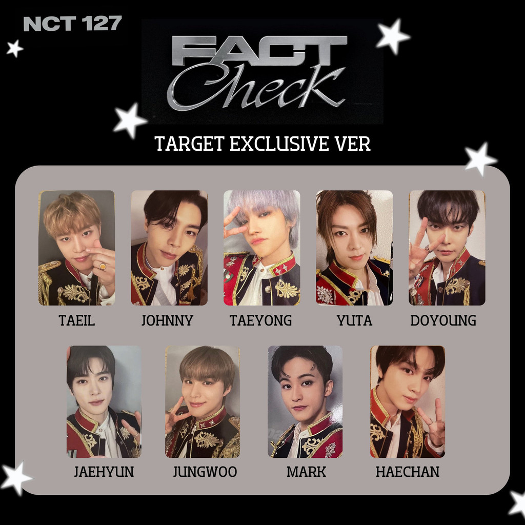 NCT FACT CHECK KPOP LOMO Card Polaroid Post Cards Photocards HD ...