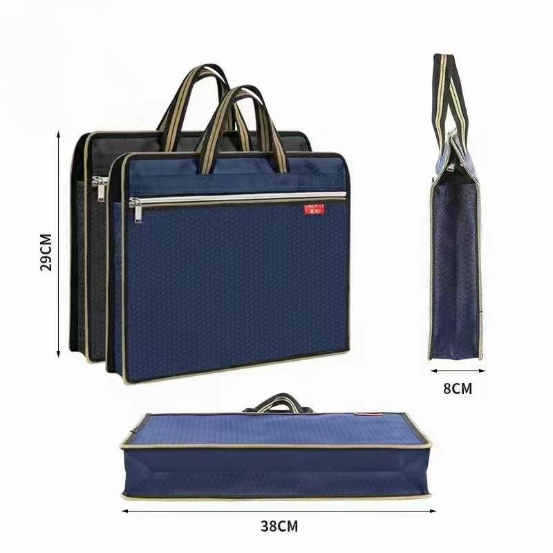 Large Capacity Briefcase Folder Tote Bag Storage Handbag Waterproof ...
