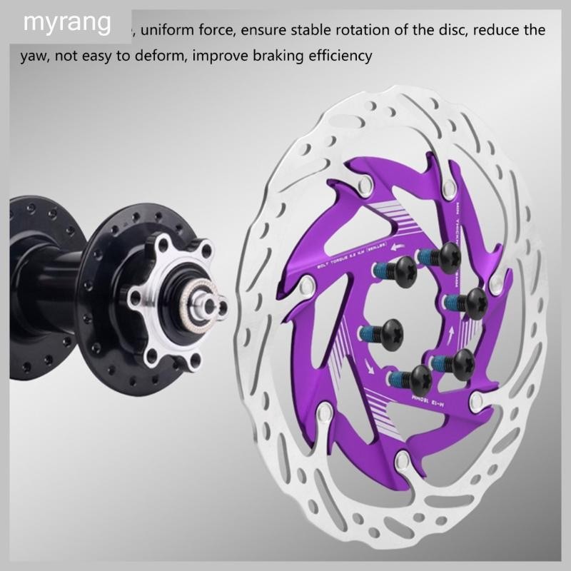 MG 160mm Central Locking Bike Brake Rotors Hollow Road Bike Brake Rotor ...