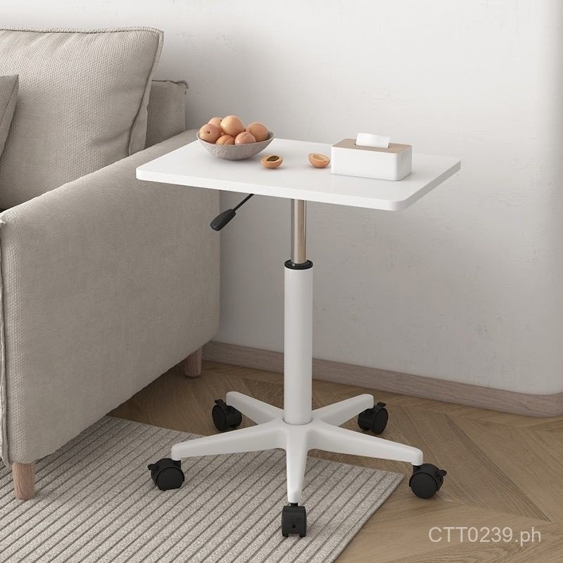 Office Rolling Side Table Standing Small Movable Work Desk Lectern ...