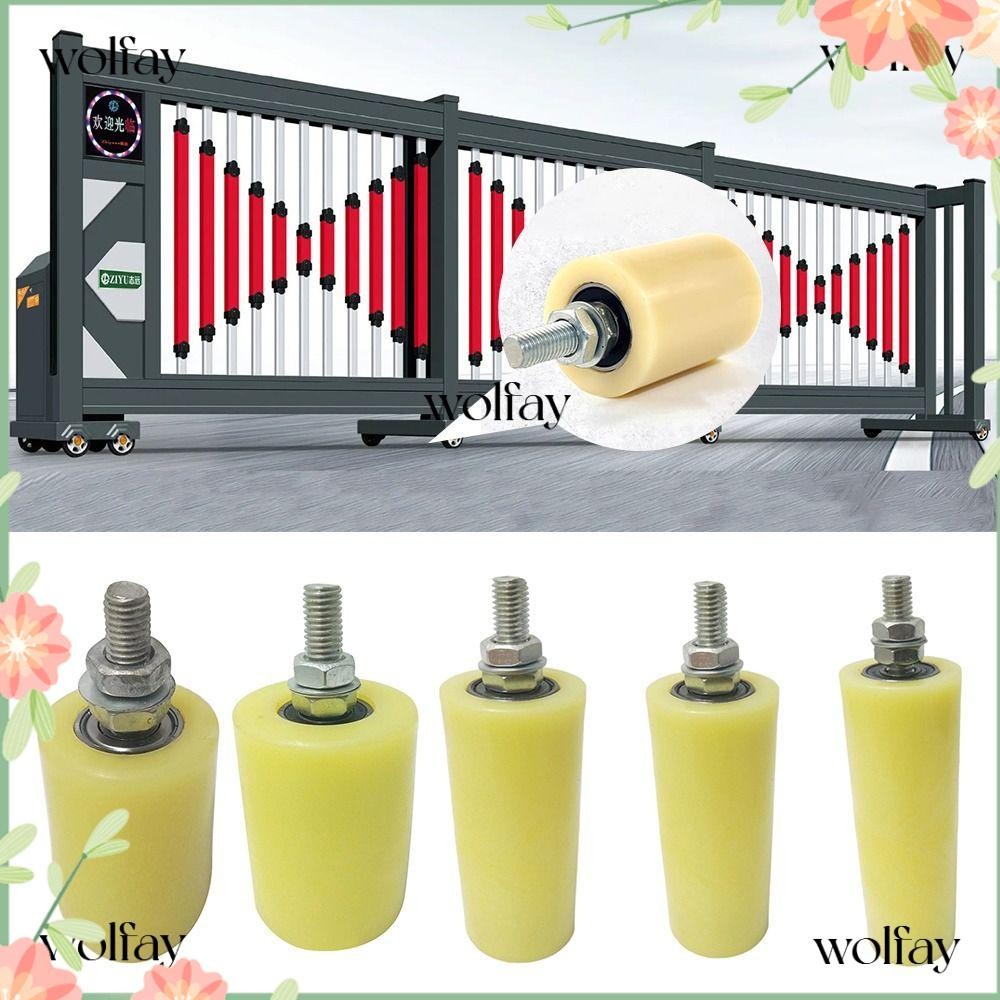 WOLFAY Slide Gate Guide Roller, Plastic Nylon Gate Assembly Support ...