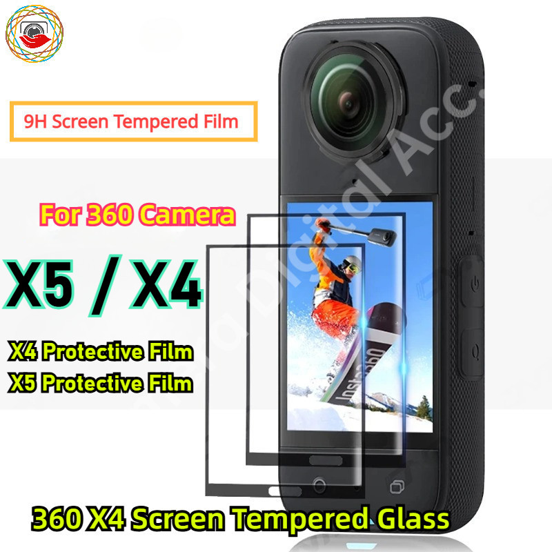 Screen Tempered Film For 360 X5 X4 Action Camera Ultra HD Tempered ...