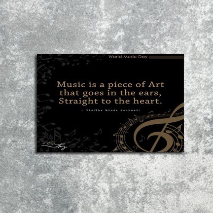 DLS25 World Music Day Music Quote Wall Display Poster | Shopee Philippines