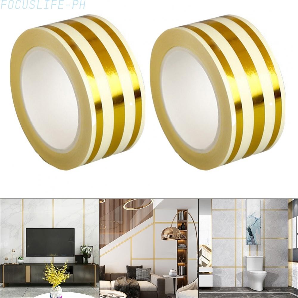 Home Decor Sealing Sticker Easy DIY Beautification Self-Stick Gold Foil ...