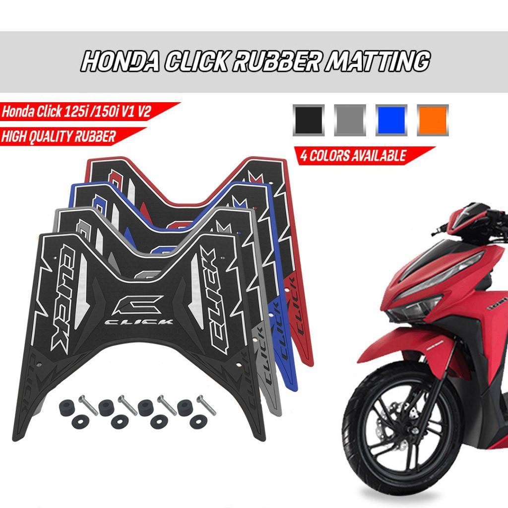 Footboard Matting For Motorcycle Honda Click 125/125i & 150/150i Rubber ...