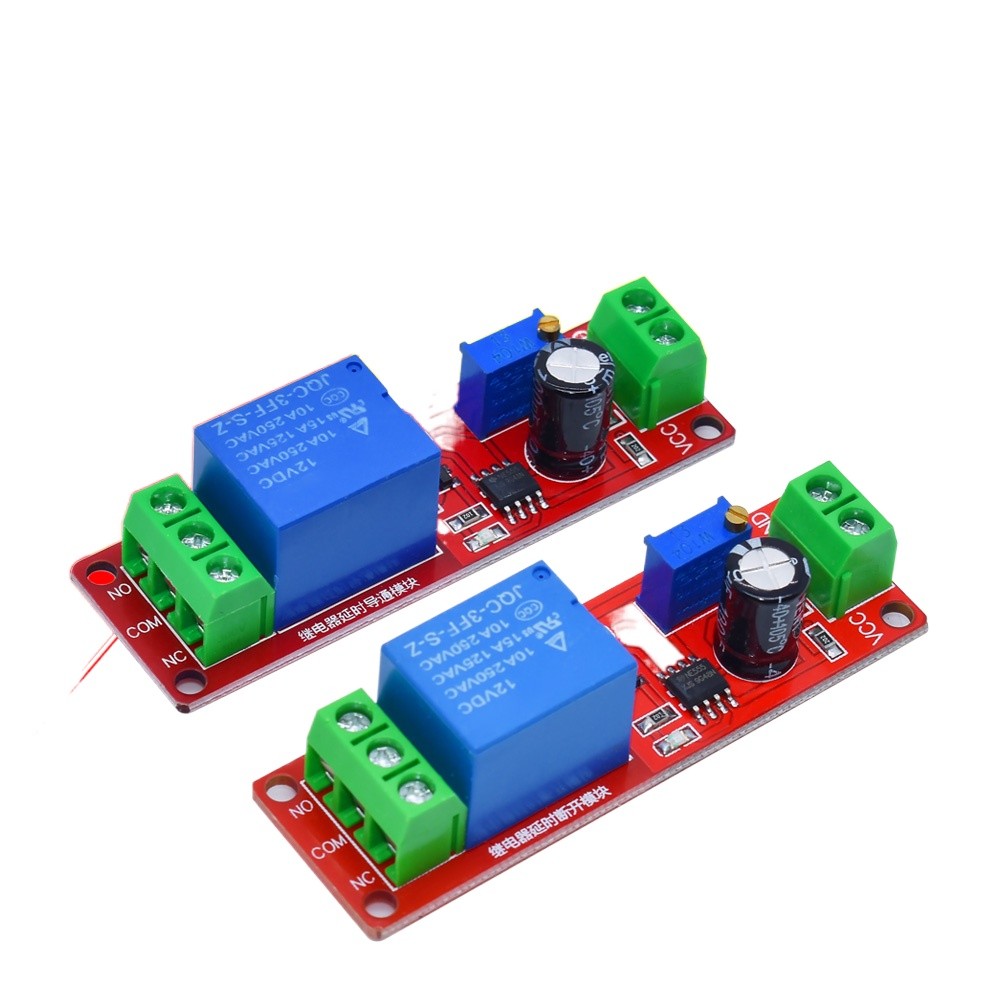 一12V delay off relay module 12V conduction delay switch module 5V delay ...