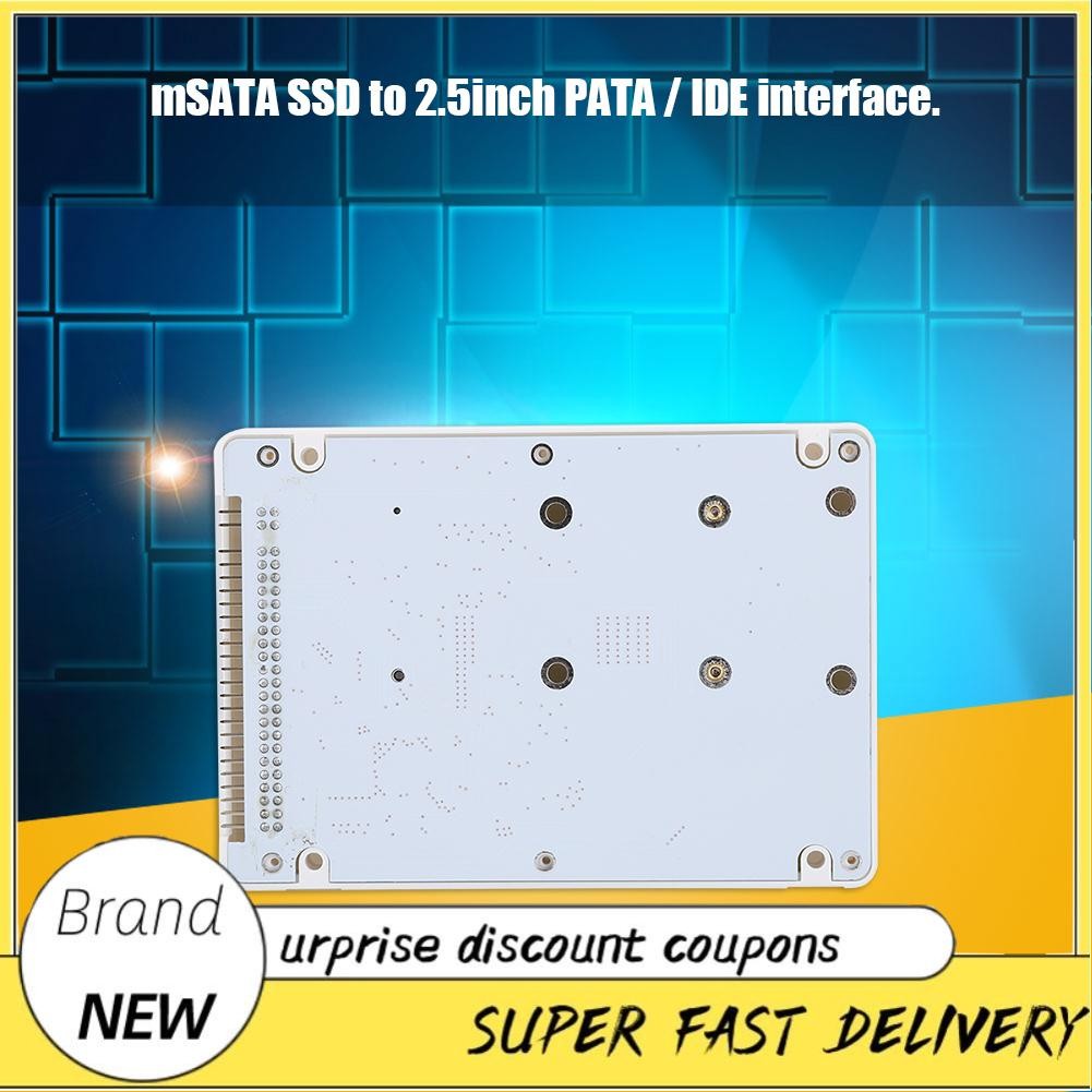 Freemarket Hard Drive Box MSATA SSD To IDE 2.5 Inch PATA / Parallel ...