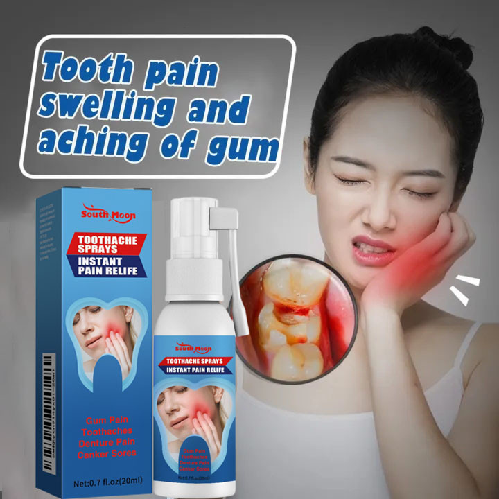 20ml Toothache Pain Relief Spray Instant Effective Tooth Spray Gum ...
