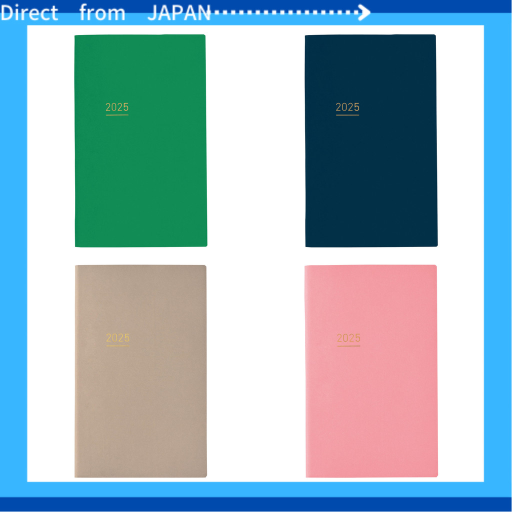 Japanese version KOKUYO Jibun Notebook Lite Notebook 2025 Monthly ...