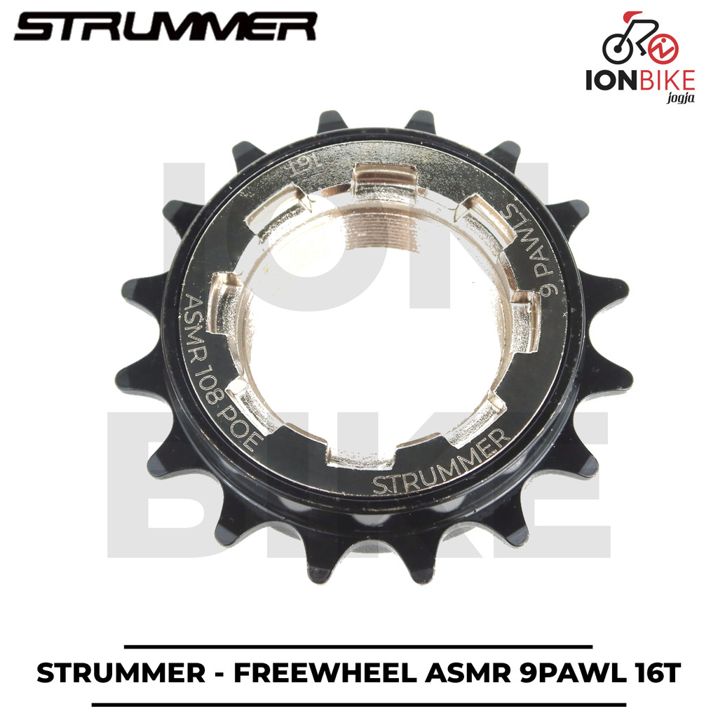 Freewheel Strummer ASMR 16T 1 Single Speed 9 Pawl 108 POE 16 T Rear ...