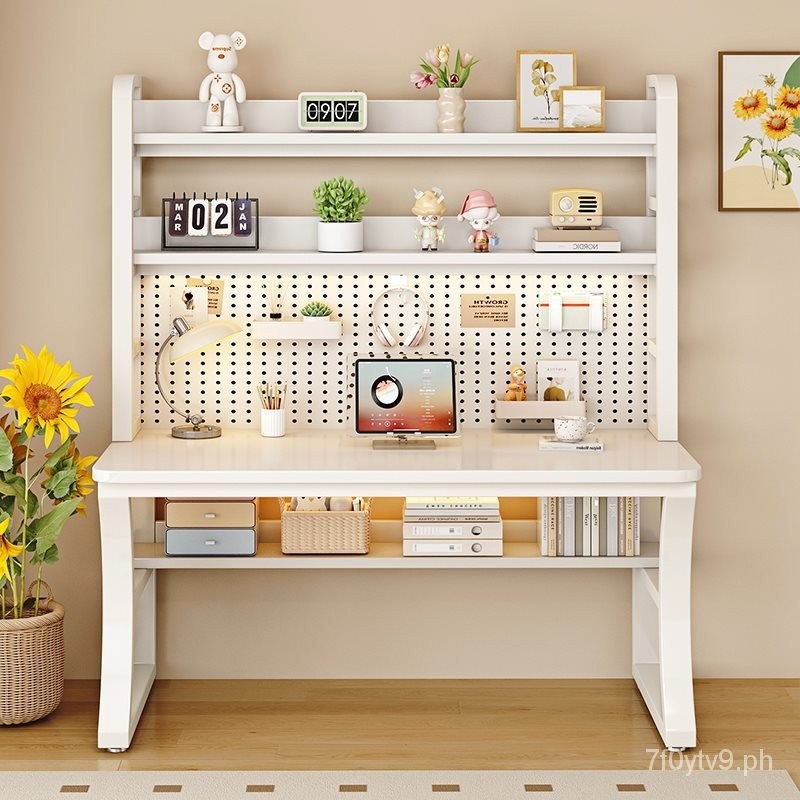 Solid Wood Computer Desk Home Desk Bedroom Student Study Table Desk ...