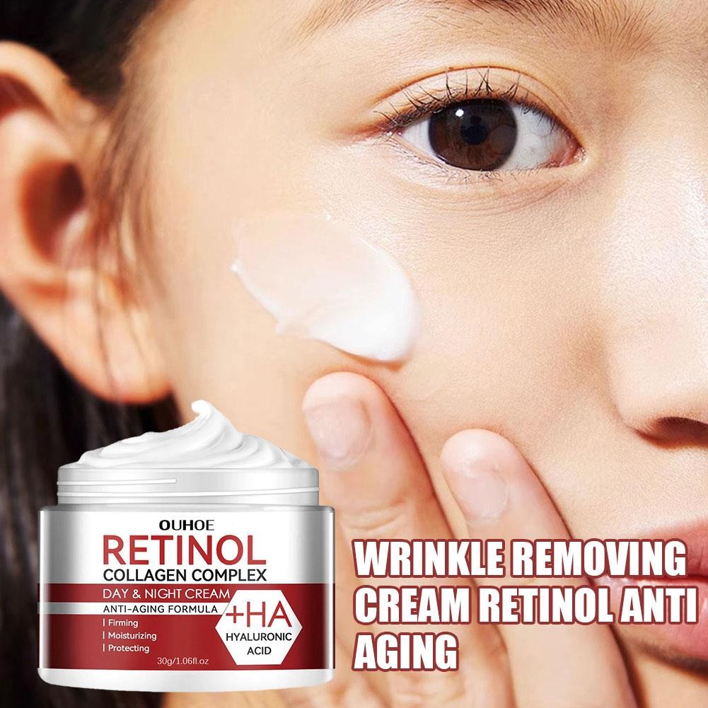 Ouhoe Retinol Wrinkle Removing Cream Anti Aging Firming Lifting Fade ...