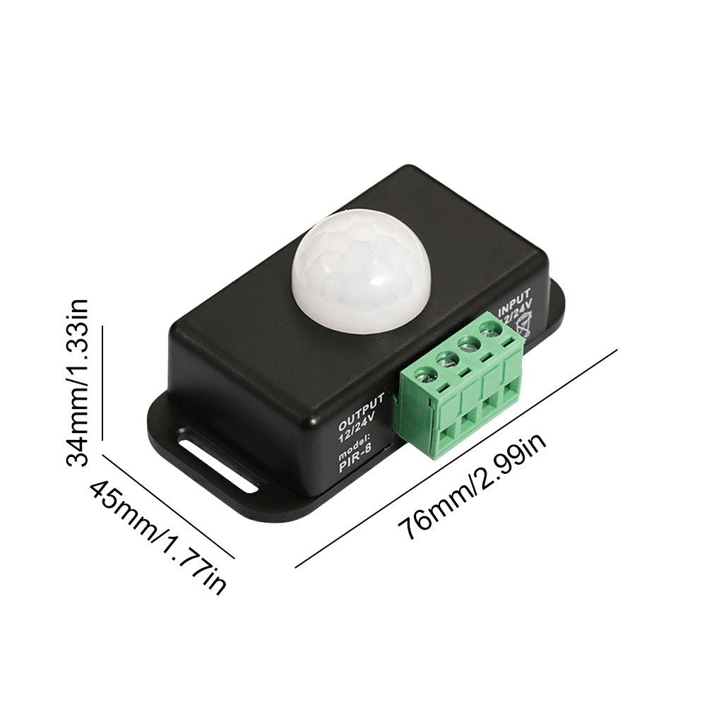 Rain DC 12V 24V 6A IR Infrared Detector Light Switch Module Automatic ...