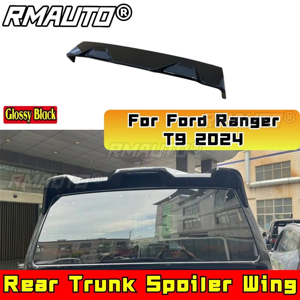 For Ford Ranger Rear Trunk Spoiler Wing Rear Roof Spoiler Roof Wing ...