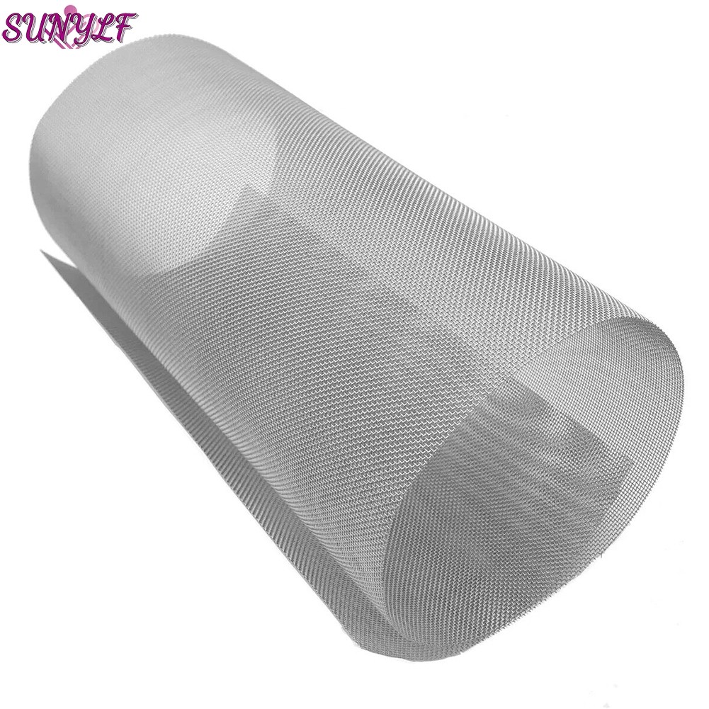 [SUNYLE] Stainless Steel Woven Wire Mesh Roll Metal Mesh Sheet Screen ...