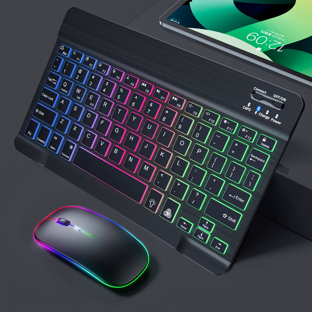 Wireless Keyboard and Mouse Bluetooth Keyboards in Russian rgb Keyboard ...