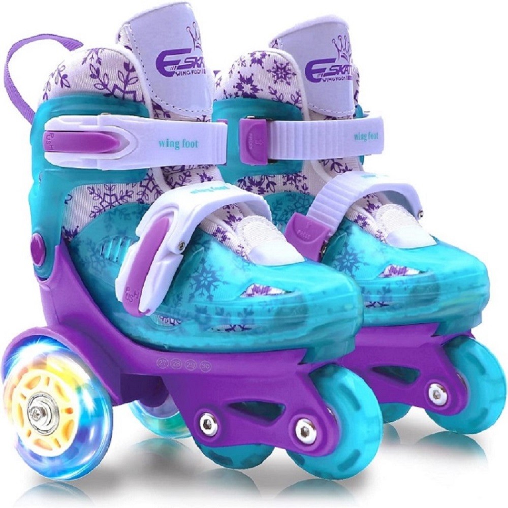 Adjustable Roller Skates for Girls & Boys with Light Up Wheels (Ages 3 ...