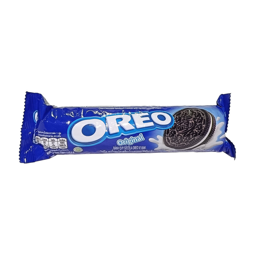 Snack Oreo Cookie 7-Eleven Sandwich Cookies With Vanilla Cream 119.6 G ...