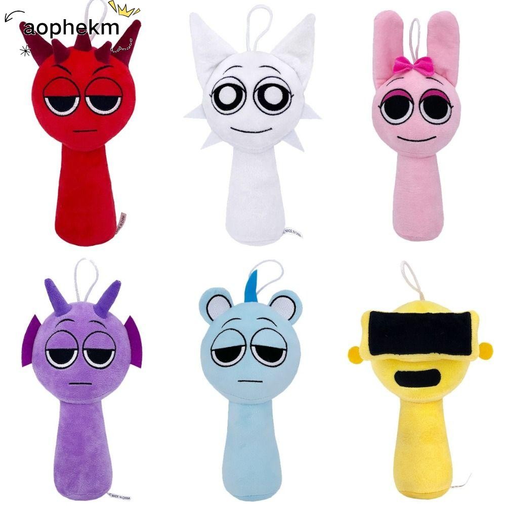 AOPHEKM Sprunki Plush Toy, Raddy Oren Plushie Doll, Cartoon Vineria ...