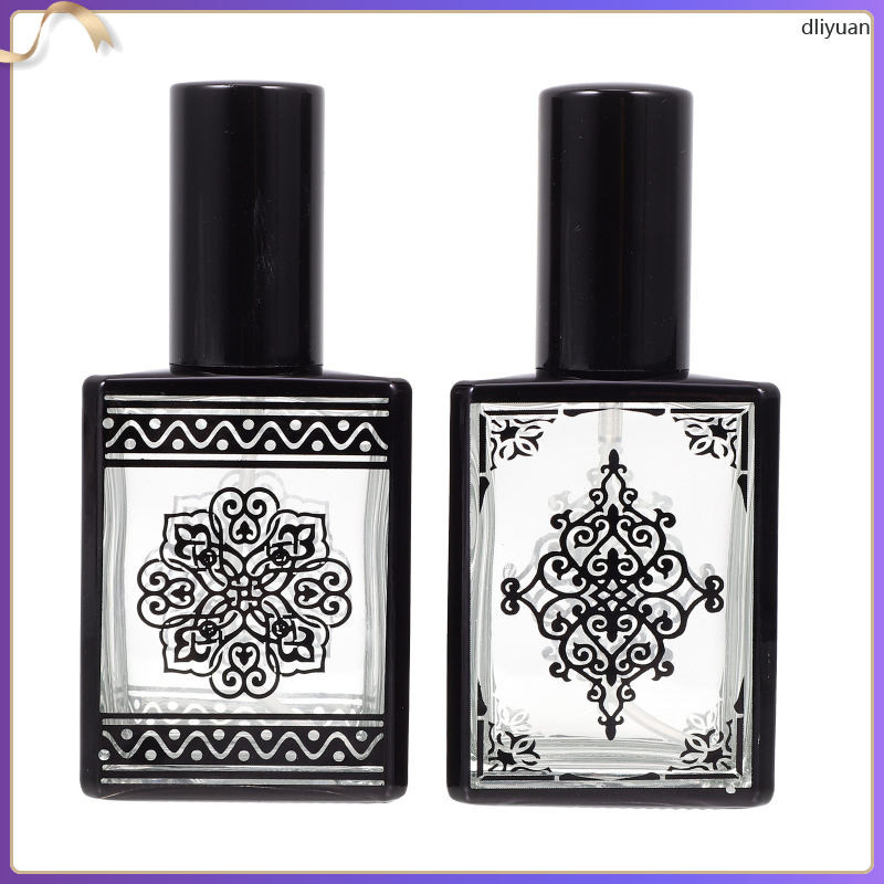 2 Pcs Refillable Perfume Bottle Sub-packaging Containers Spray ...