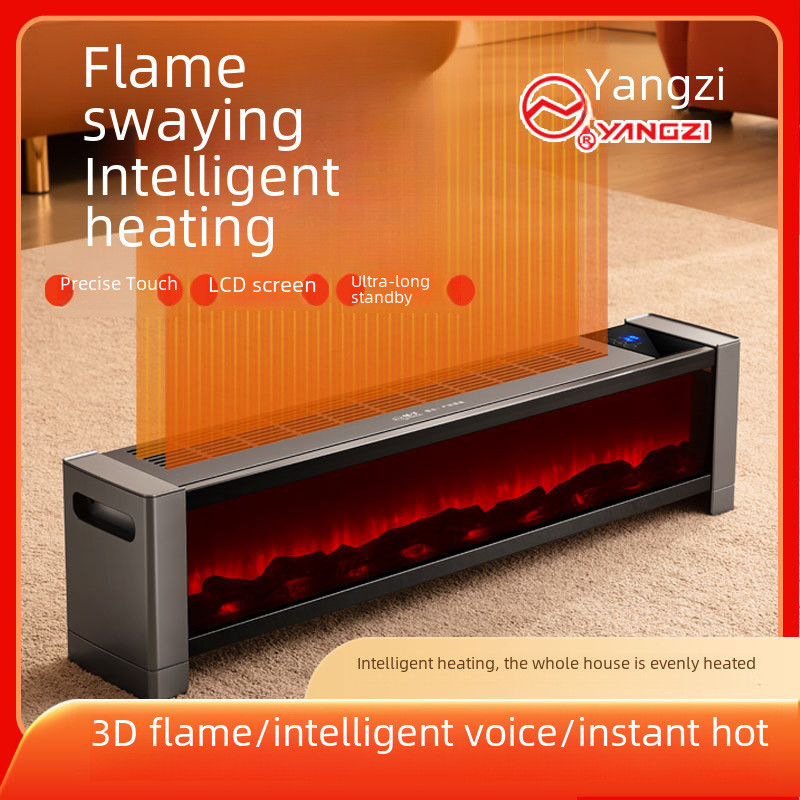 New Simulation Flame Skirting Line Heater Quick Heating Household Warm ...