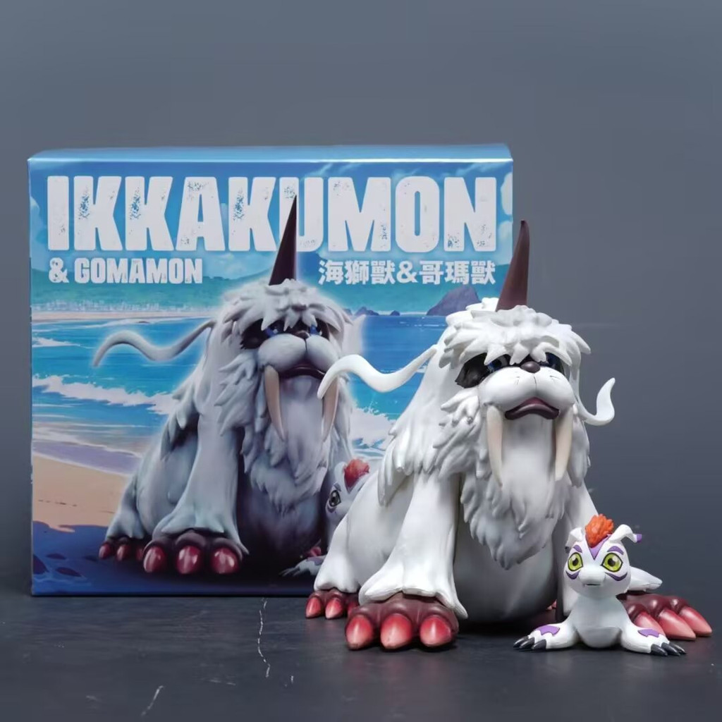 Digimon GK Statue Ikkakumon Gomamon Evolution Anime Figure Model ...
