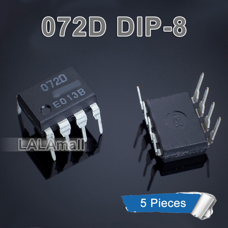 ж-5pcs Original JRC 072D DIP-8 NJM072D JRC072D DIP8 DIP JFET Input Audio Dual Operational ...