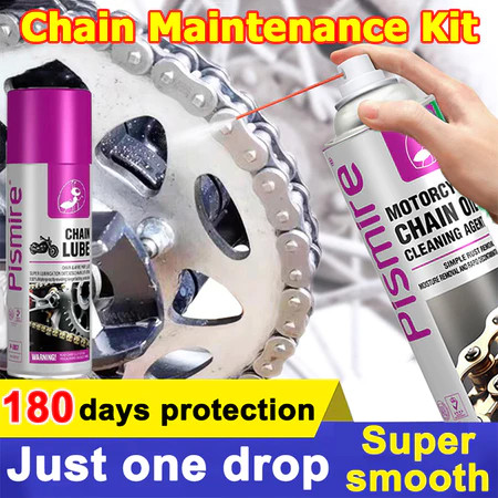 MOTOX Kit Chain Cleaner Rust and Corrosion Protection chain lube ...