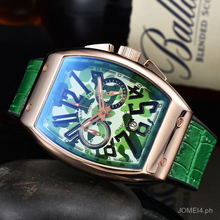 Frank New Style Rose Gold Wrist Watch Trendy Casual Barrel Type Swiss ...