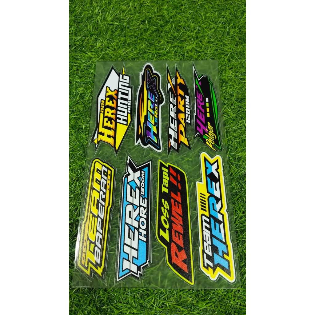 Motorcycle Peck Sticker Logo Sticker Transparent Clear Material ...