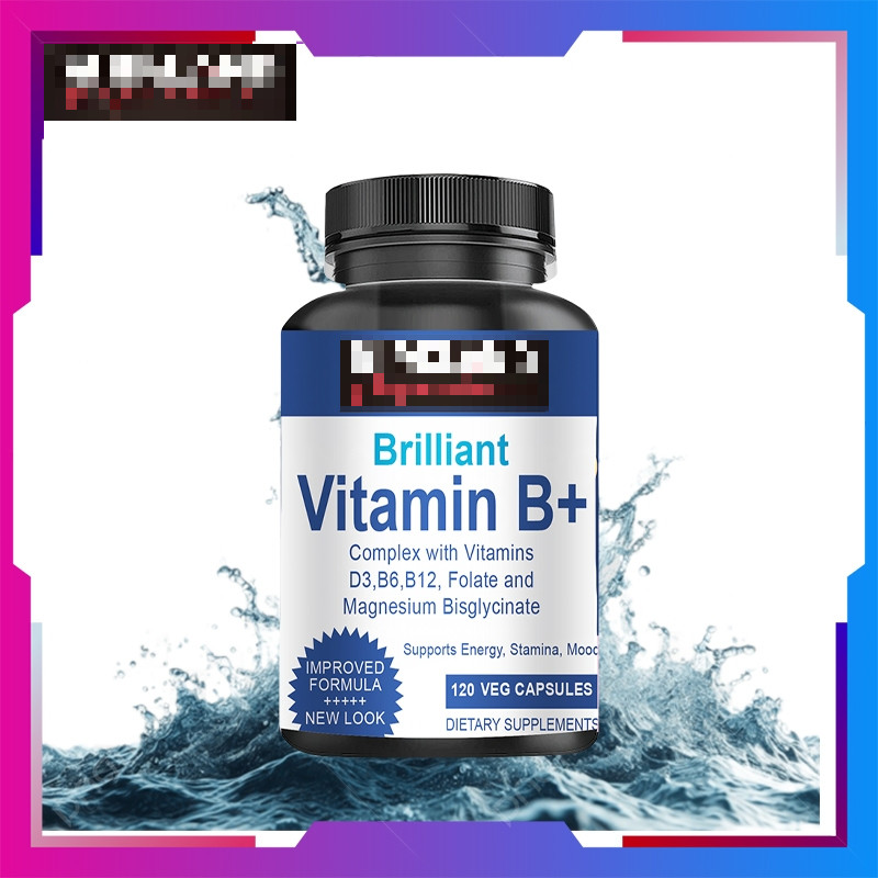 KIRK Vitamin B Complex with Vitamins B6,D3 Magnesium Bisglycinate B12 ...